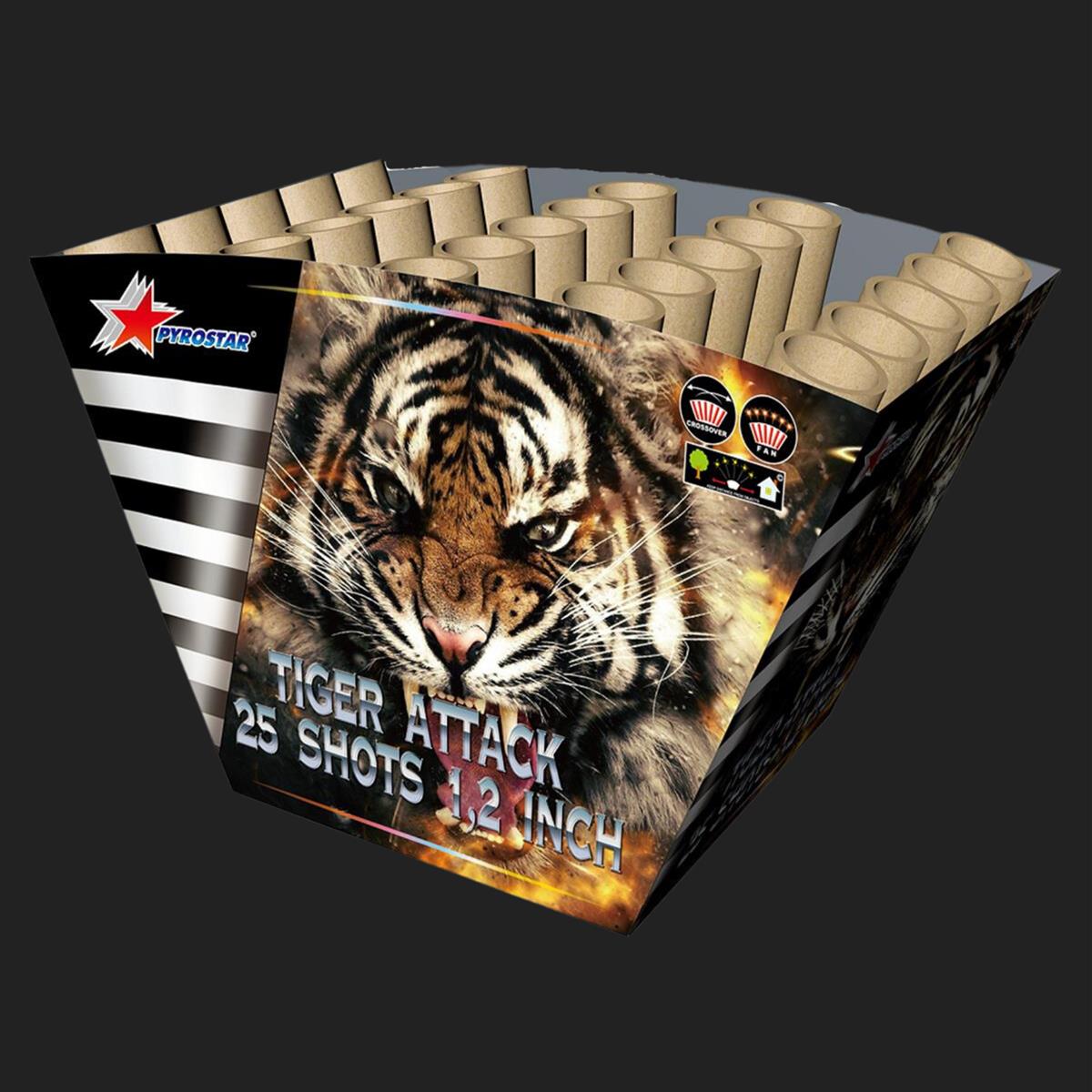 TIGER ATTACK - 25 SHOTS | Vuurwinkel - Visual FX bv